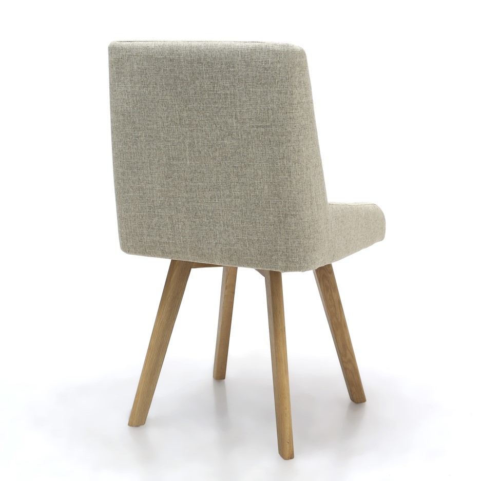 Shankar Skandi Pair of Natural Dining Chairs | Furniture123