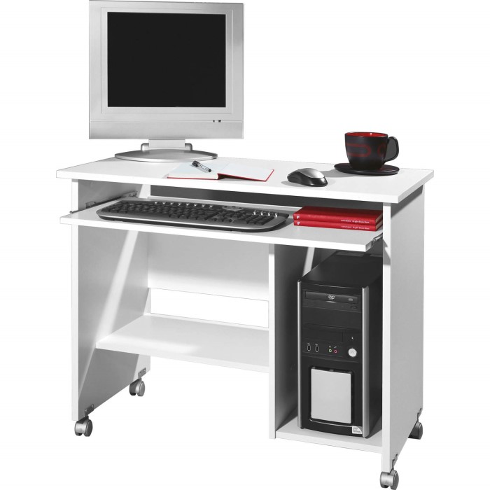 Germania White Computer Desk | Furniture123