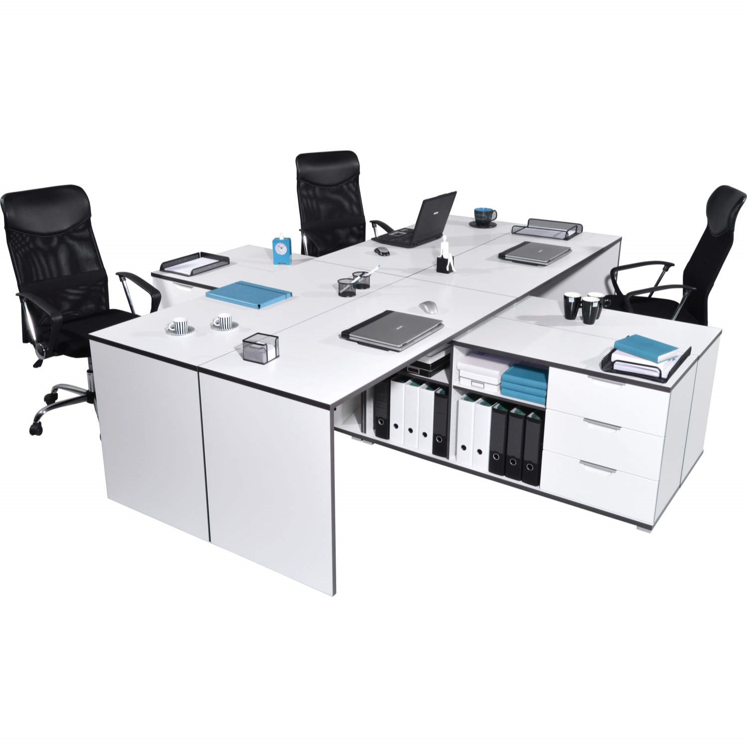 Germania Writing Desk In White - Furniture123