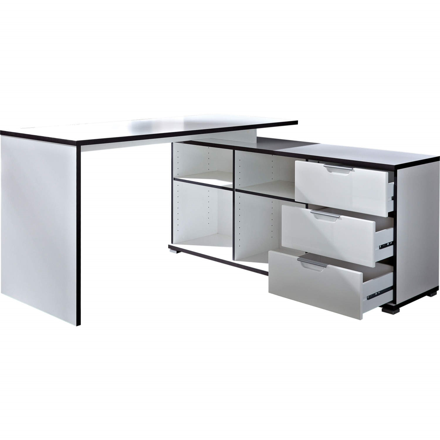 Germania Writing Desk In White - Furniture123