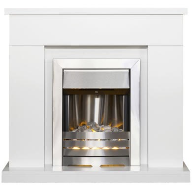 White Electric Fires and Fireplaces - Furniture123