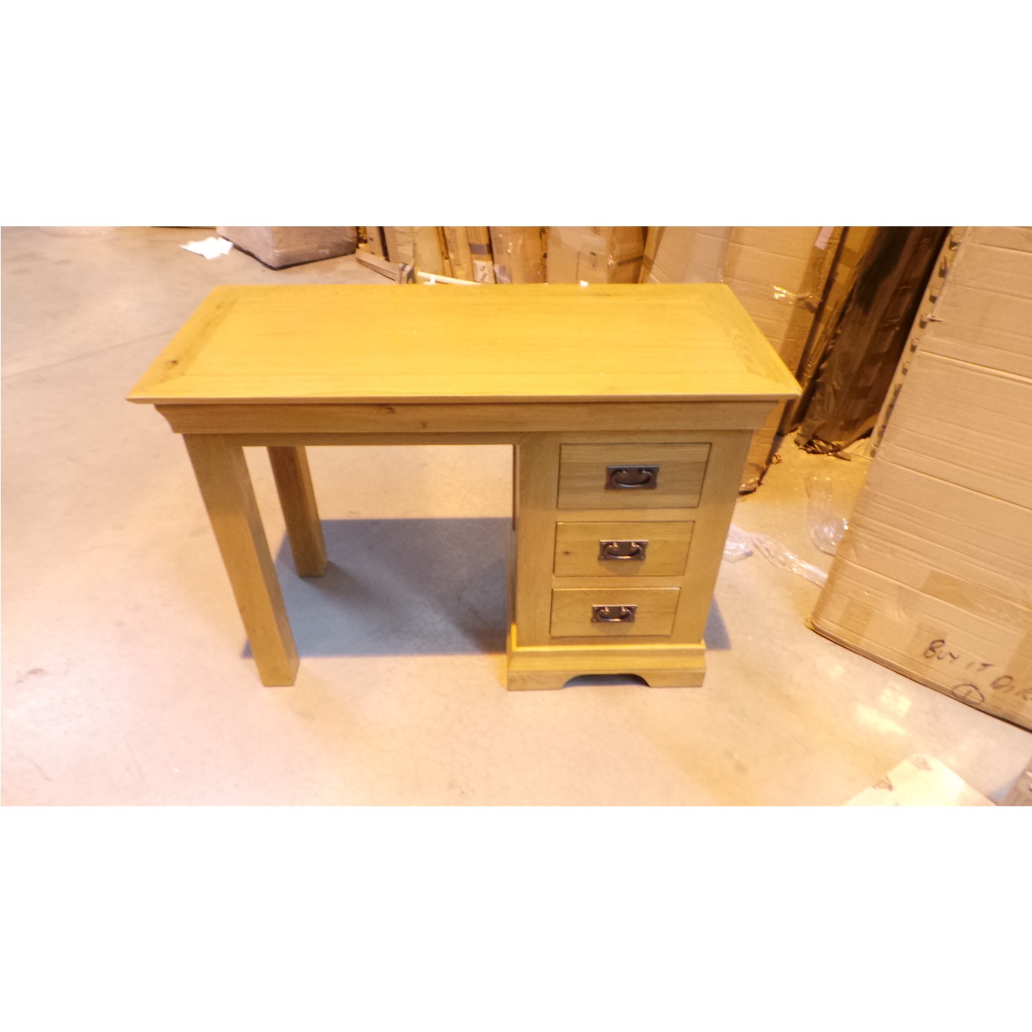 GRADE A2 - Loire Oak Farmhouse Dressing Table - Furniture123