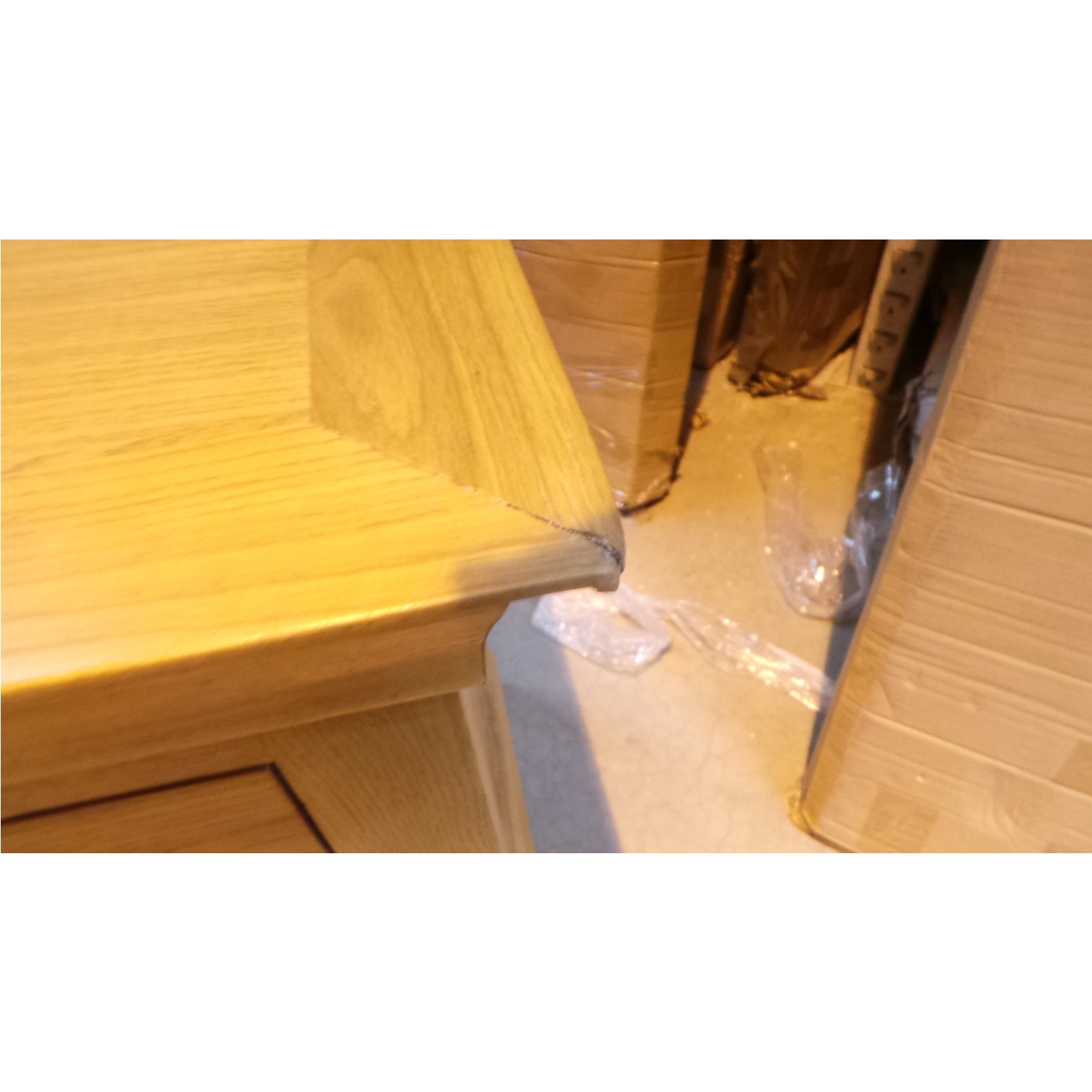 GRADE A2 - Loire Oak Farmhouse Dressing Table - Furniture123