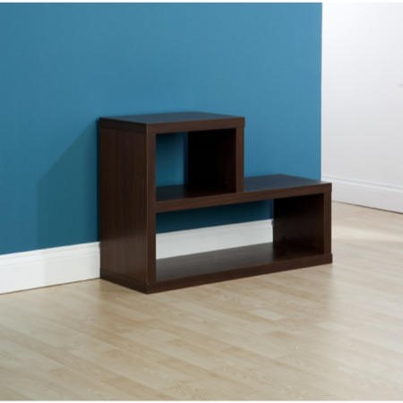 Mountrose Chicago L Shaped Side Table In Walnut - Furniture123