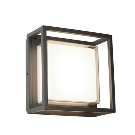 LED Outdoor Light with Grey Square Frame - Furniture123
