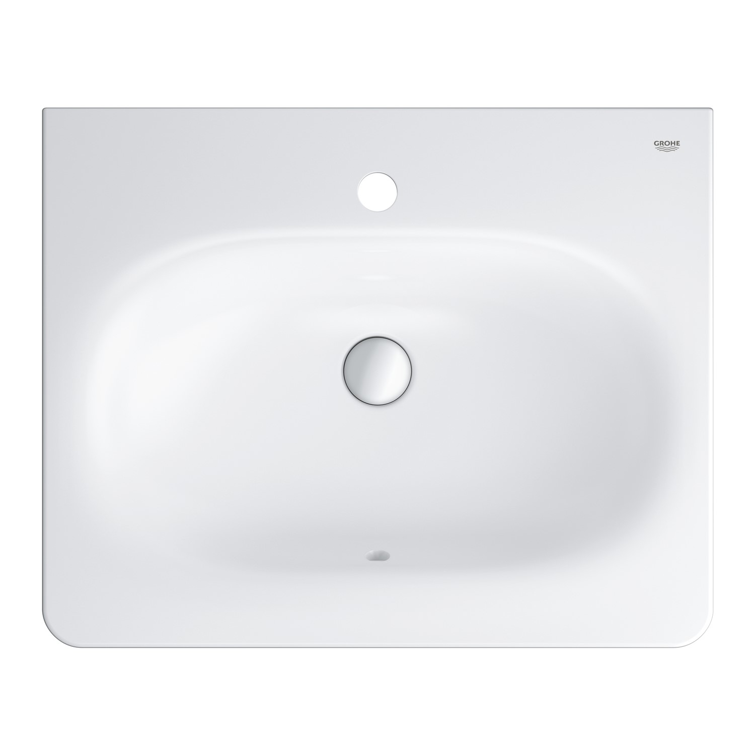 Grohe Essence Rectangular Wall Hung Basin - 600mm - Furniture123