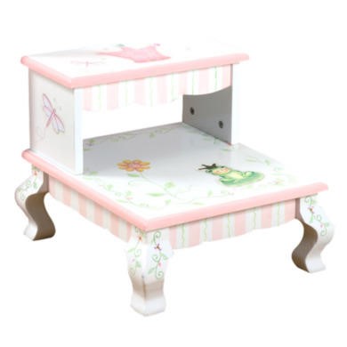 Teamson Princess & Frog Step Stool | Yambee