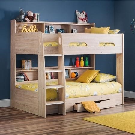 Julian Bowen Orion Sonoma Oak Bunk Bed Furniture123