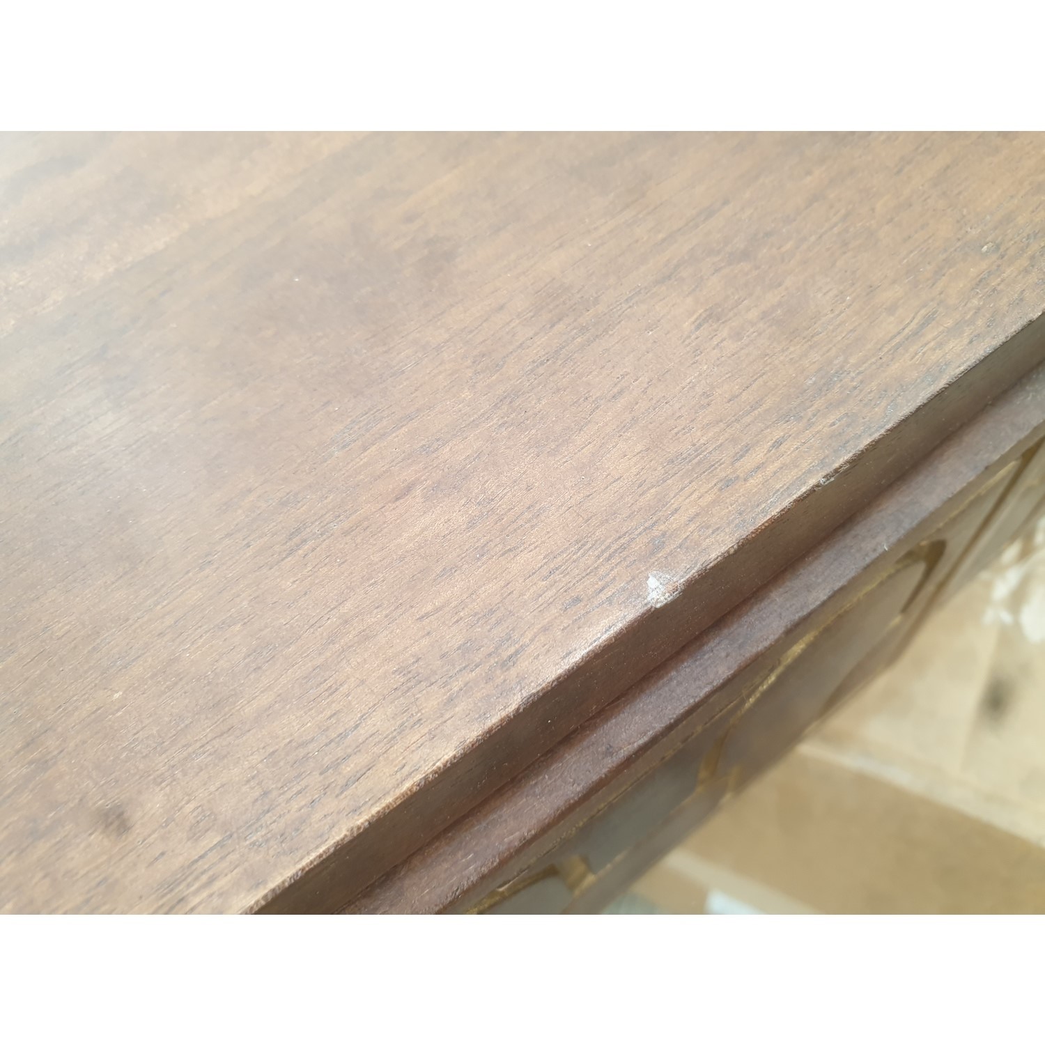 GRADE A2 - Narrow Mango Wood Console Table with Drawers - Dejan ...