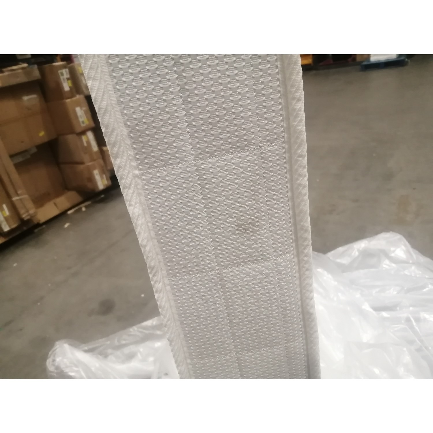 GRADE A2 - Clay Firm Orthopaedic Open Coil Spring Mattress - Single ...