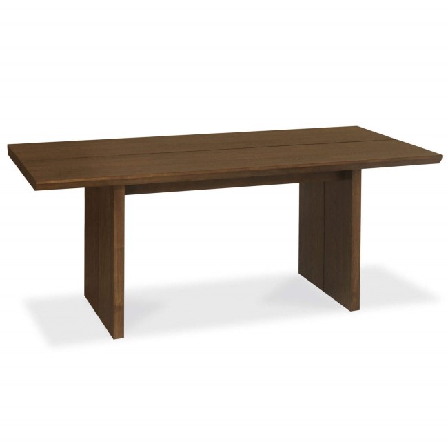 Bentley Designs City Walnut Panel Table - Furniture123