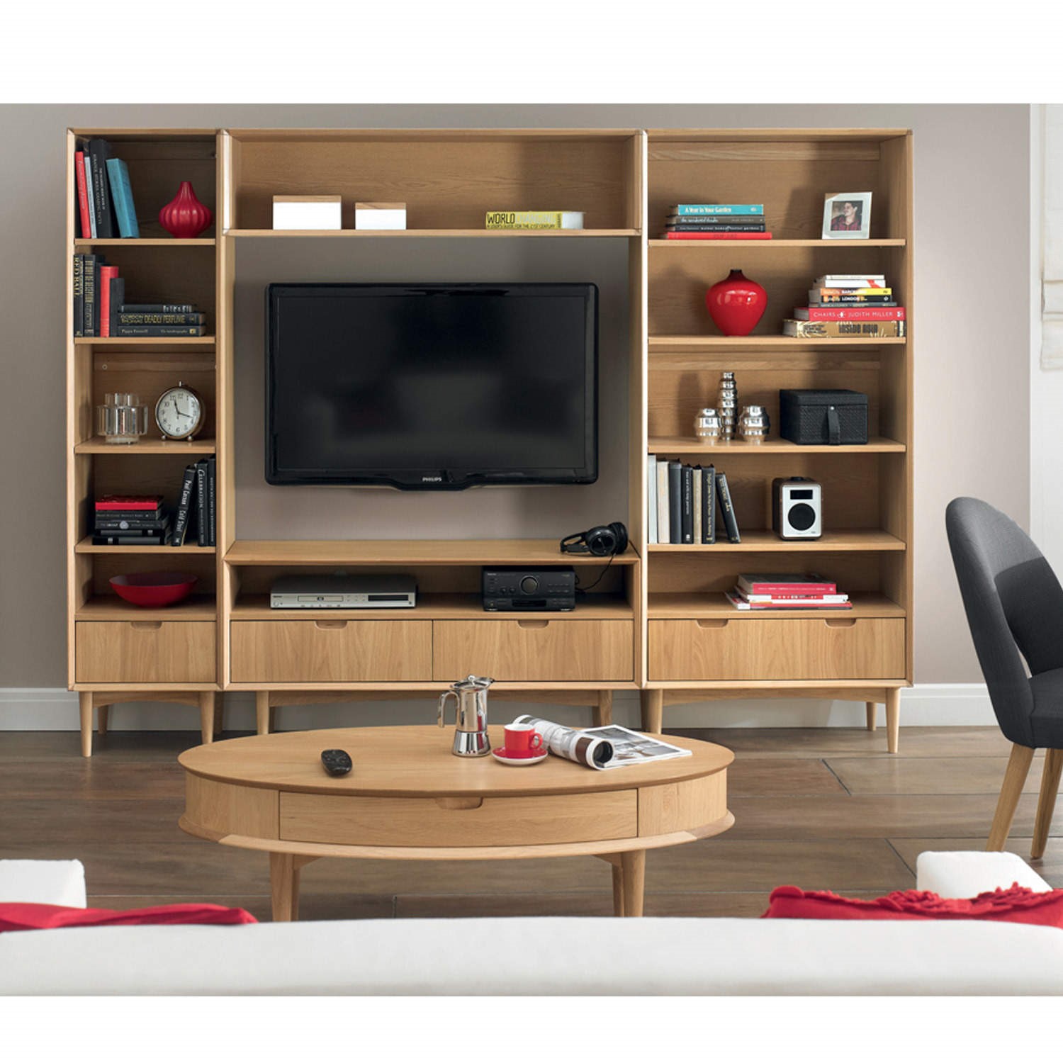 Bentley Designs Oslo Oak Bridging Unit - Furniture123