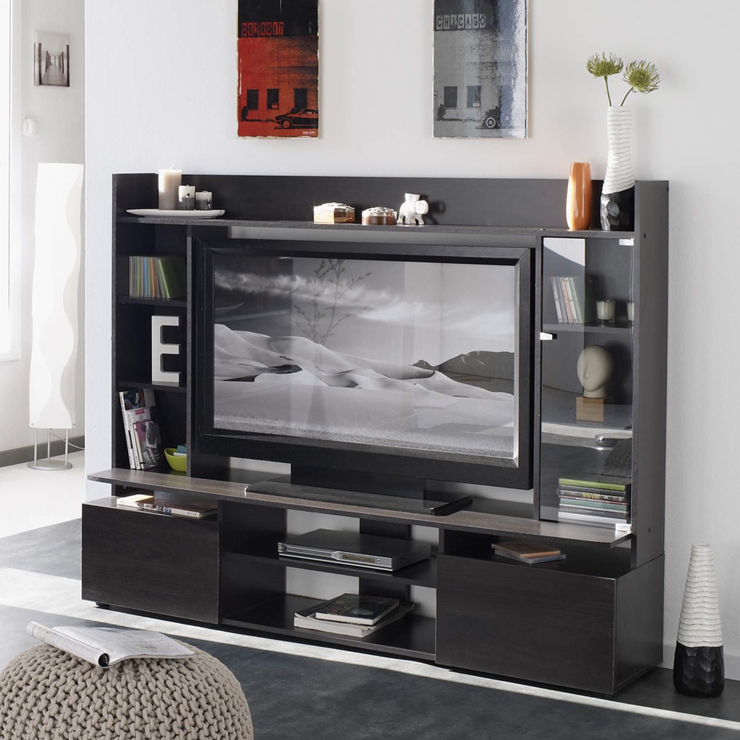 Parisot Duke TV Unit in Coffee - Furniture123