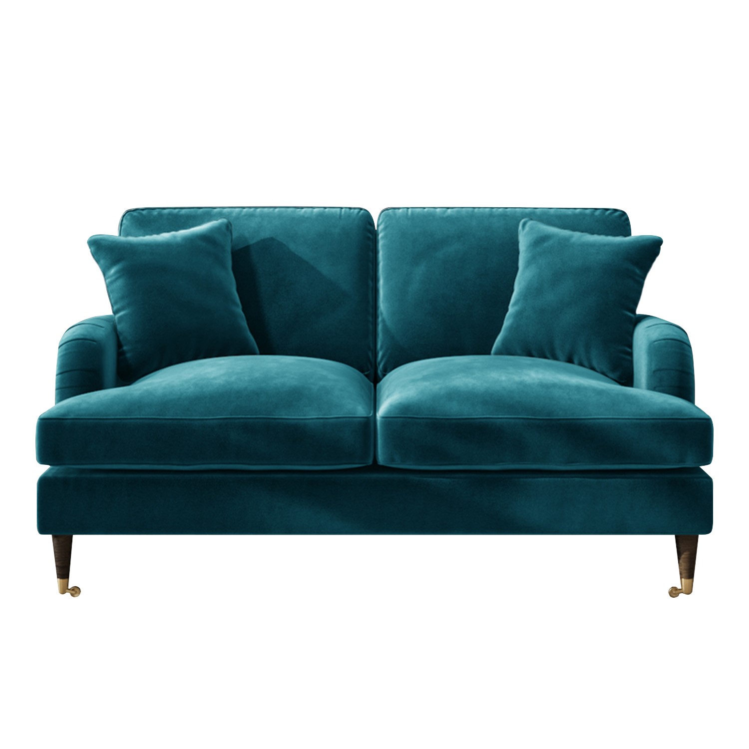 Teal Velvet 2 Seater Sofa Payton Furniture123