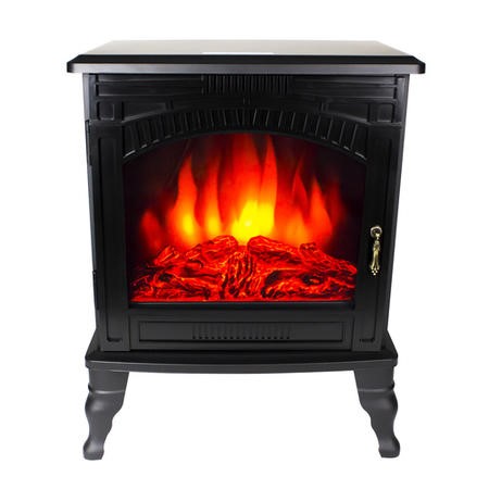 GRADE A2 - AmberGlo Large Electric Log Fire - Furniture123