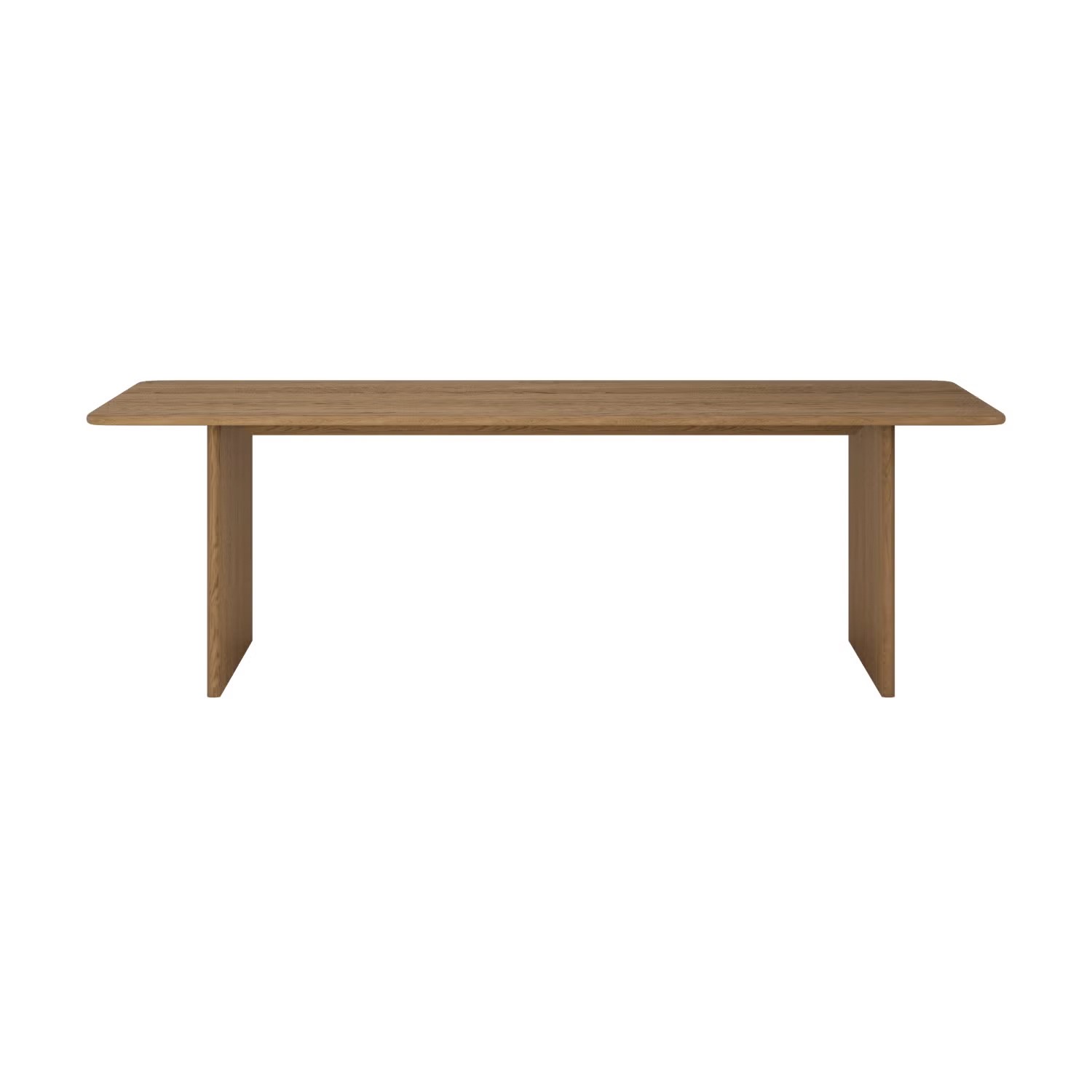 Large Oak Dining Table - 240cm - Seats 10-12 - Mia - Furniture123