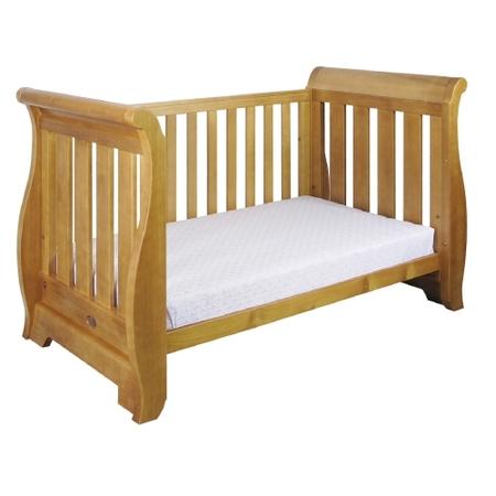 Boori Country Sleigh 3 in 1 Cot Bed in Heritage Teak | Furniture123