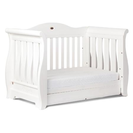 Boori Country Sleigh Royale 3 in 1 Cot Bed - White | Furniture123