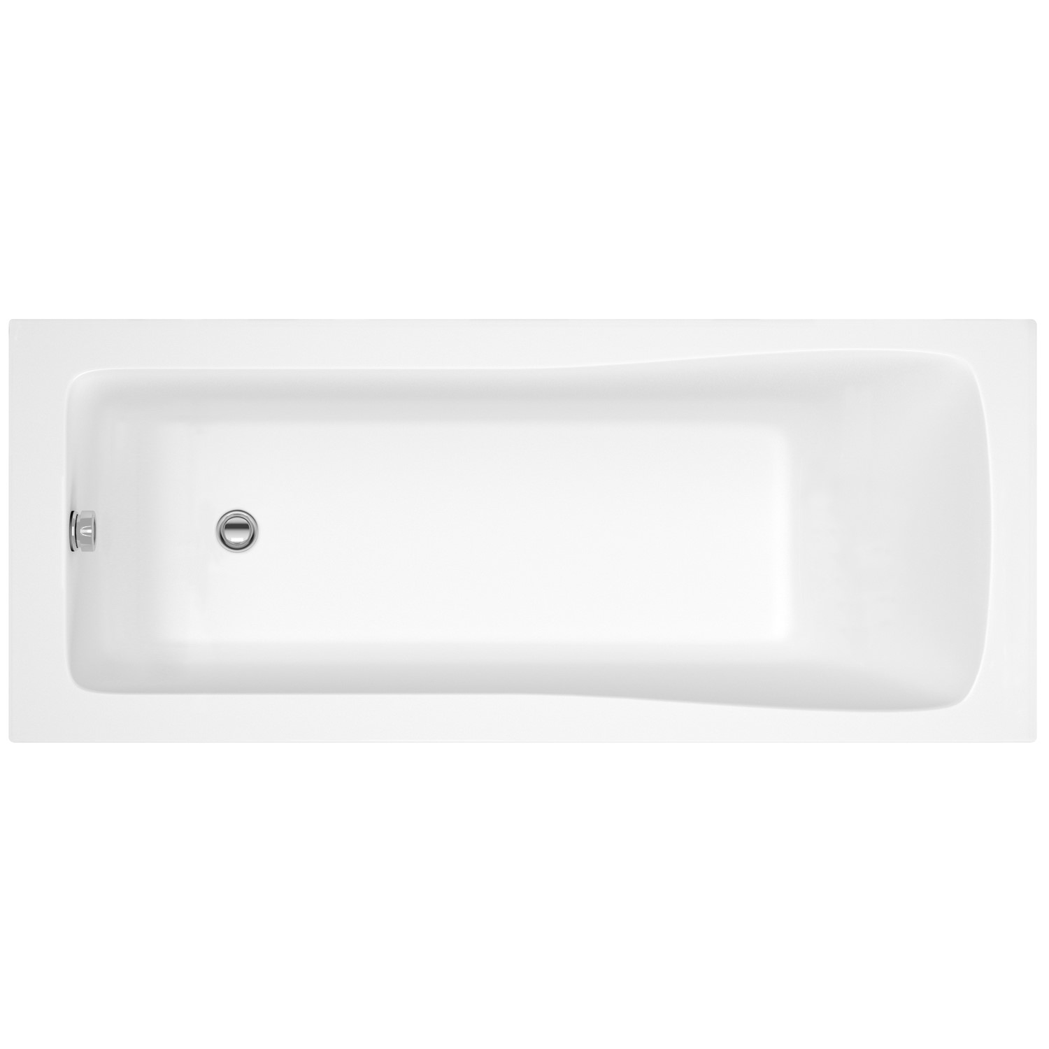 Linton Single Ended Round Bath with Premiercast - 1700 x 750mm ...