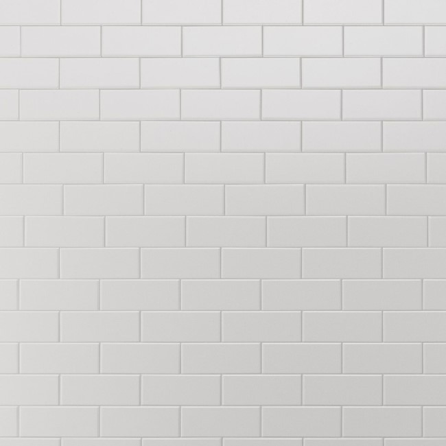 White Composite Wall Panel 2440mm w x 1220mm h- Mermaid - Furniture123