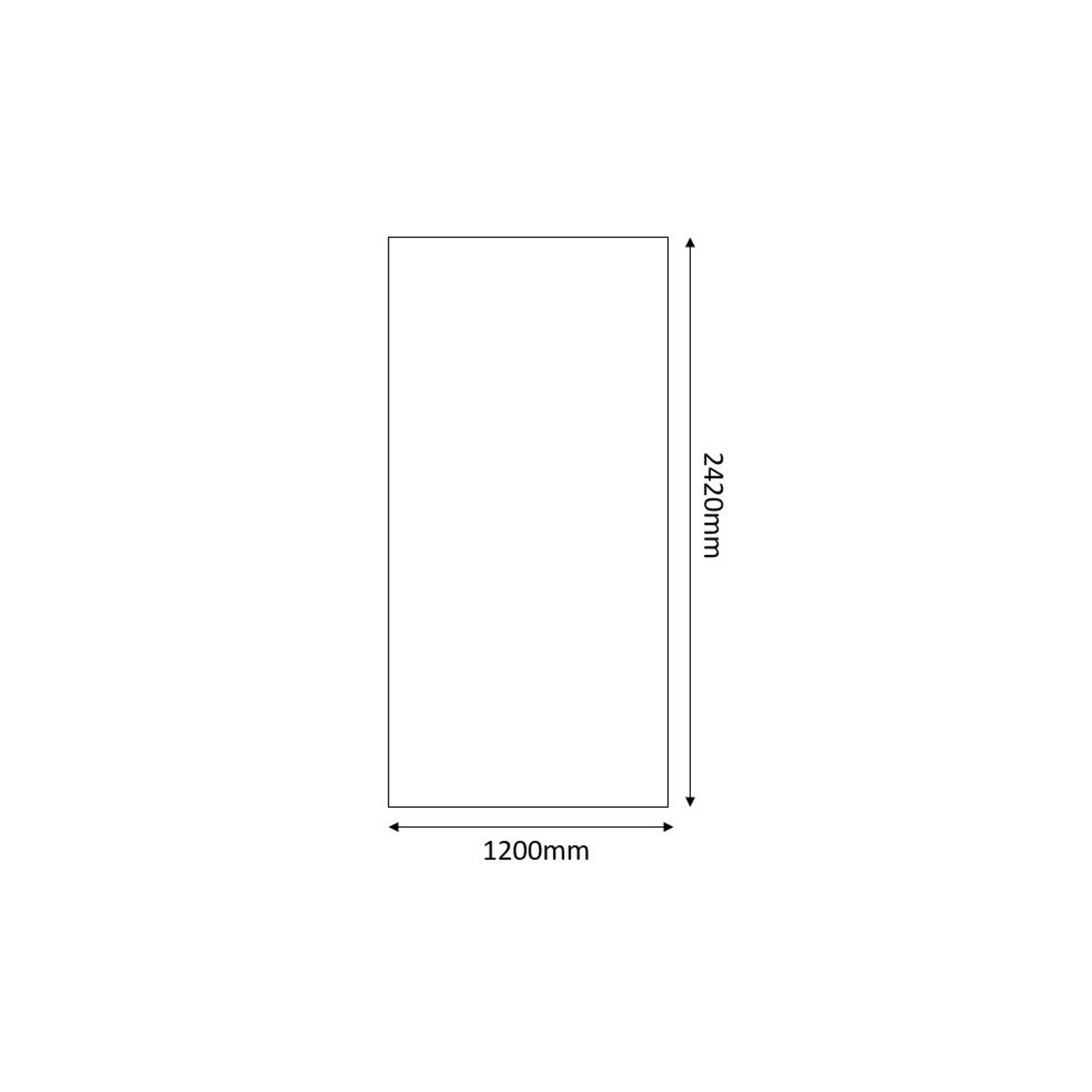 White Athena Marble Elite Postformed Wall Panel 2420mm h x 1200mm w ...