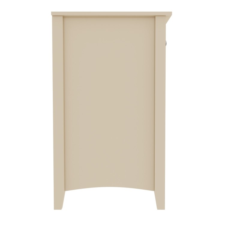 Cream Office Desk with 5 Drawers Storage - Emery Range - Furniture123