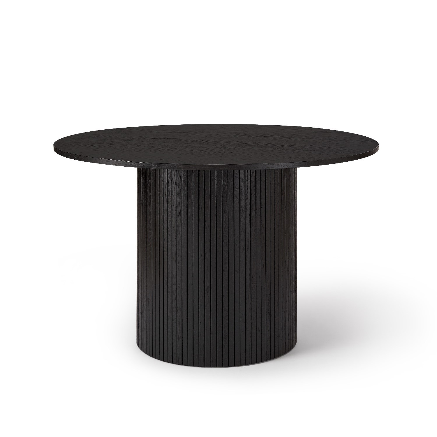Round black table store