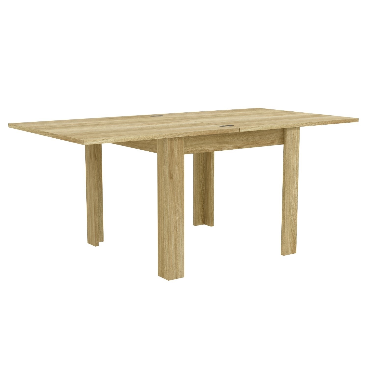 GRADE A1 - New Town Flip Top Oak Effect 4 Seater Dining Table ...