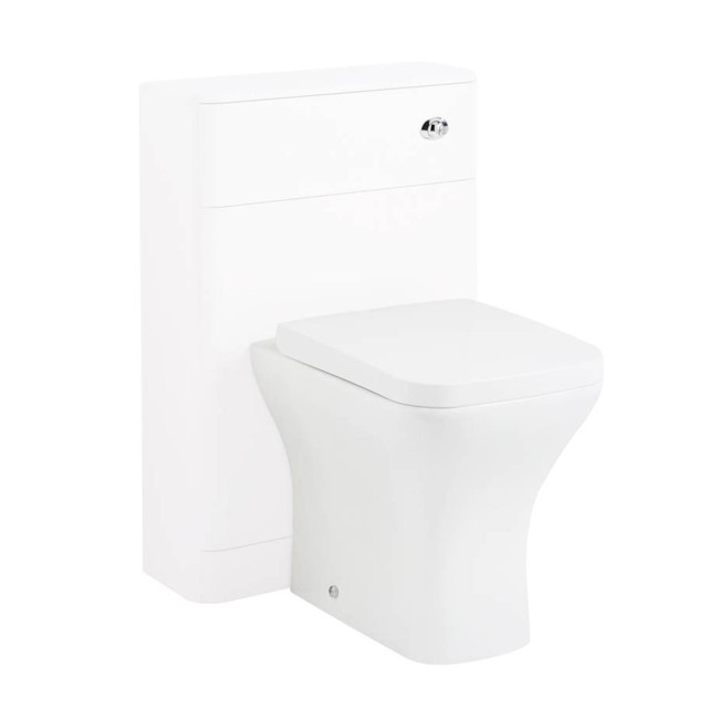 White WC Toilet Unit 550mm - Furniture123