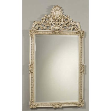 Morris Mirrors Udinese Cream And Antique Gold Portrait Mirror | Chatterpath