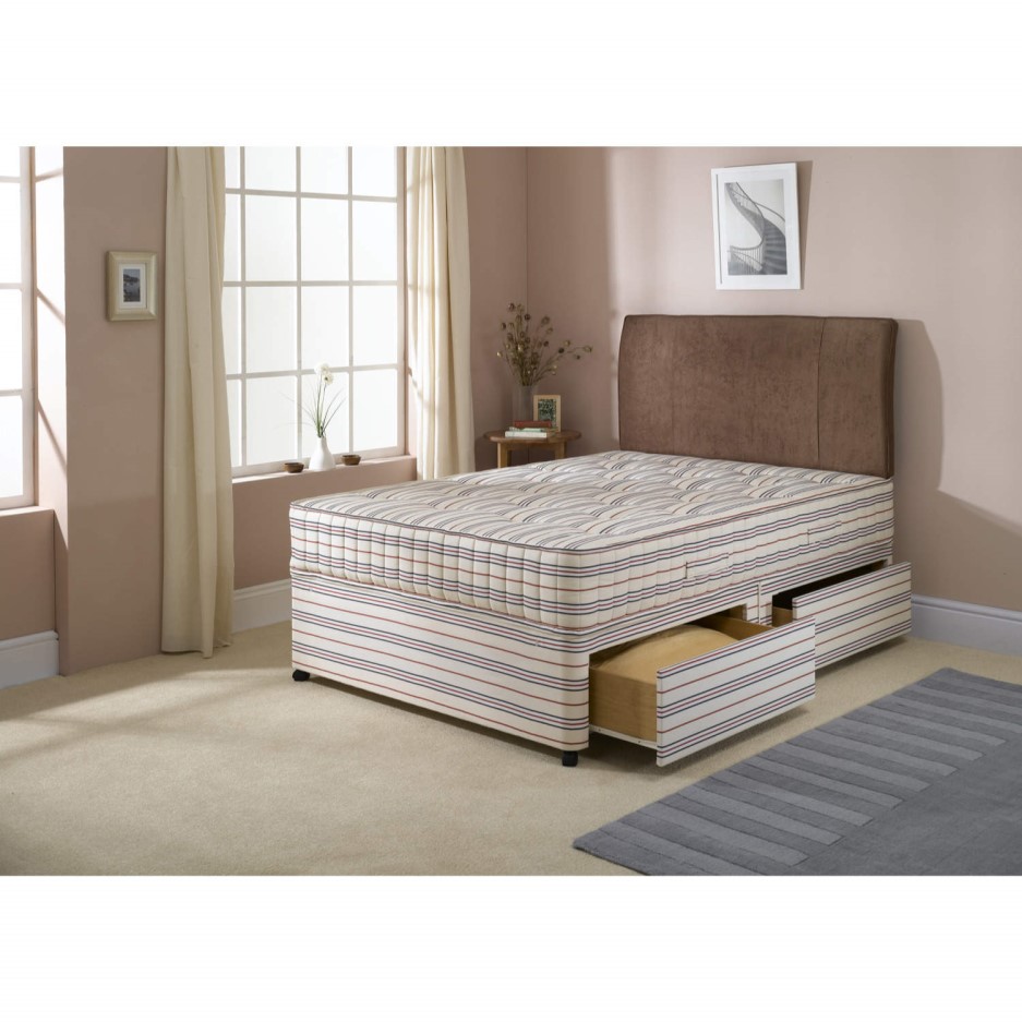 Dreamworks Beds Ascot Divan and Mattress - double with sprung edge base ...
