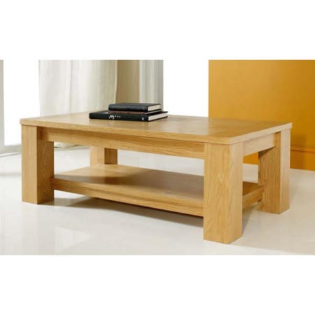 Cuba Oak Coffee Table - Furniture123