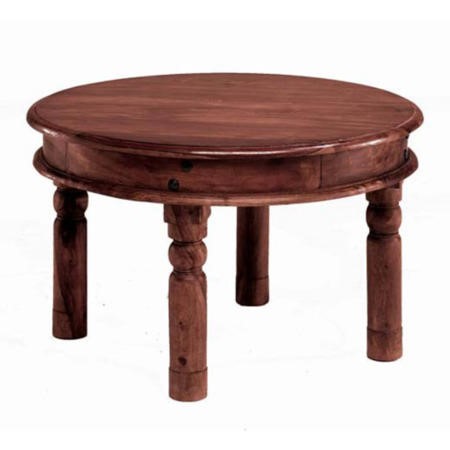 Heritage Furniture UK Delhi Indian Large Round Side Table - Furniture123