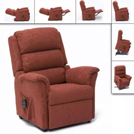 Restwell Nevada Riser Recliner in Terracotta | Furniture123