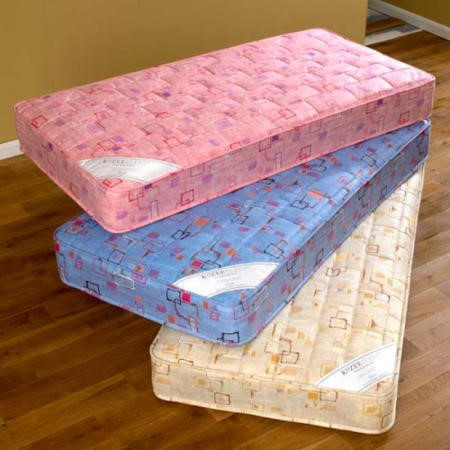 Restus Beds Sona Mattress - continental single in pink - Furniture123