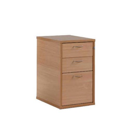 Dams Furniture Momento 3 Drawer Filing Cabinet in Beech - 80cm ...