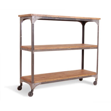 Heston Industrial 3 Shelf Rack - Furniture123
