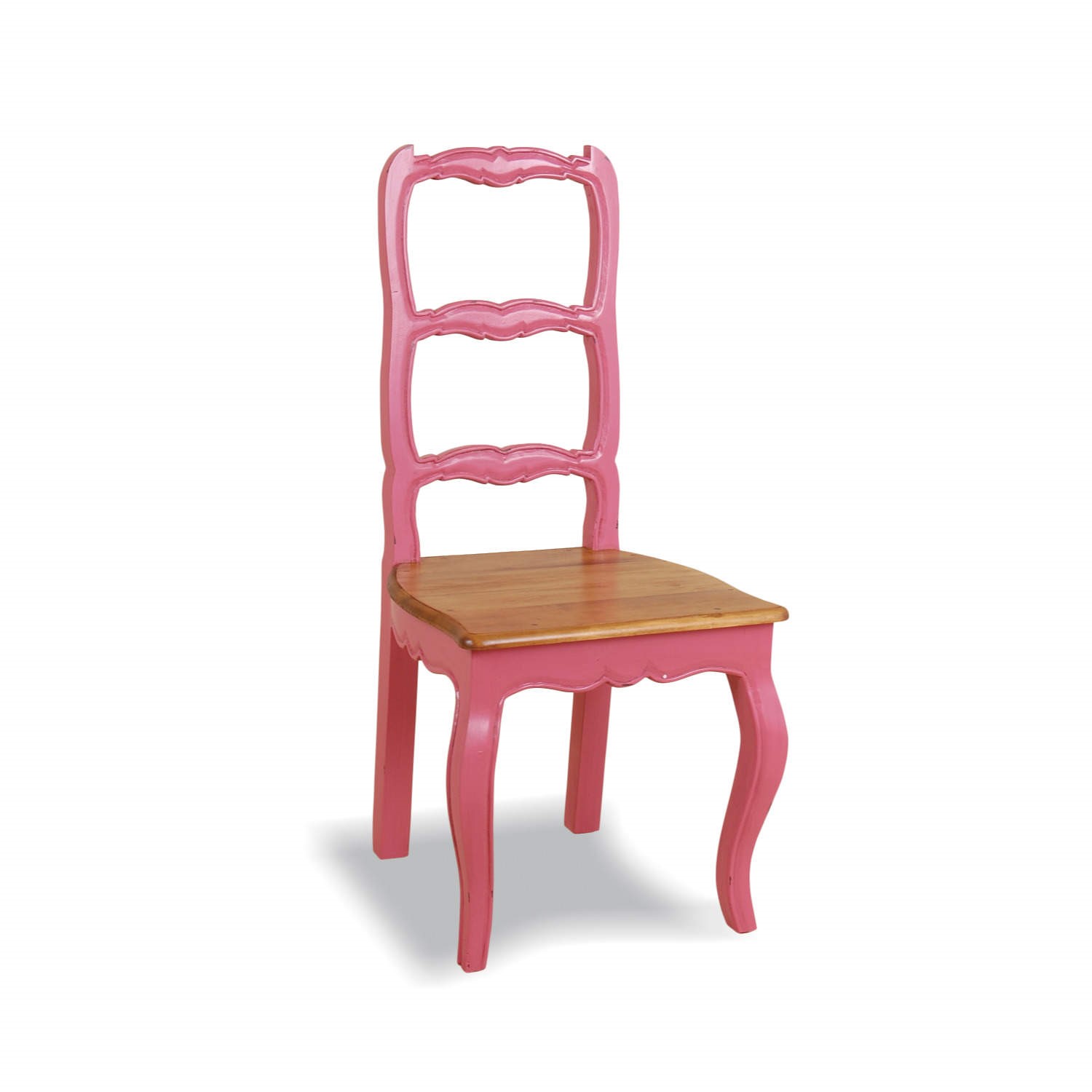 French Painted Bedroom Chair - cerise pink - Furniture123