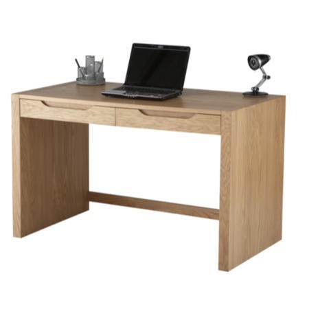 Alphason Designs Butler Desk with Drawers in Oak - Furniture123