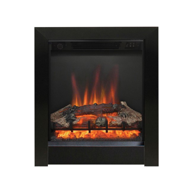 Be Modern 16" Black Inset Electric Fire - Athena - Furniture123