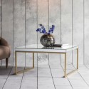 Gallery Mirrored Console Table in Champagne- Pippard Range | Furniture123