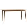 Solid Oak Chevron Dining Table - Caspian House - Furniture123