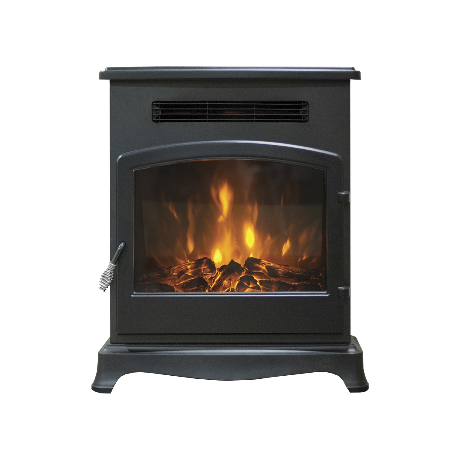 Be Modern 16" Black Inset/Outset Electric Stove Fire - Elstow ...
