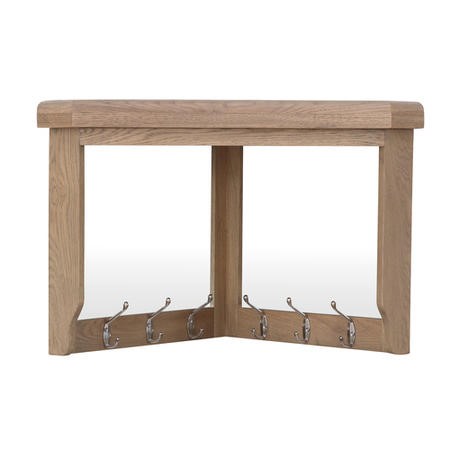 Corner Coat Rack with Mirror - Furniture123