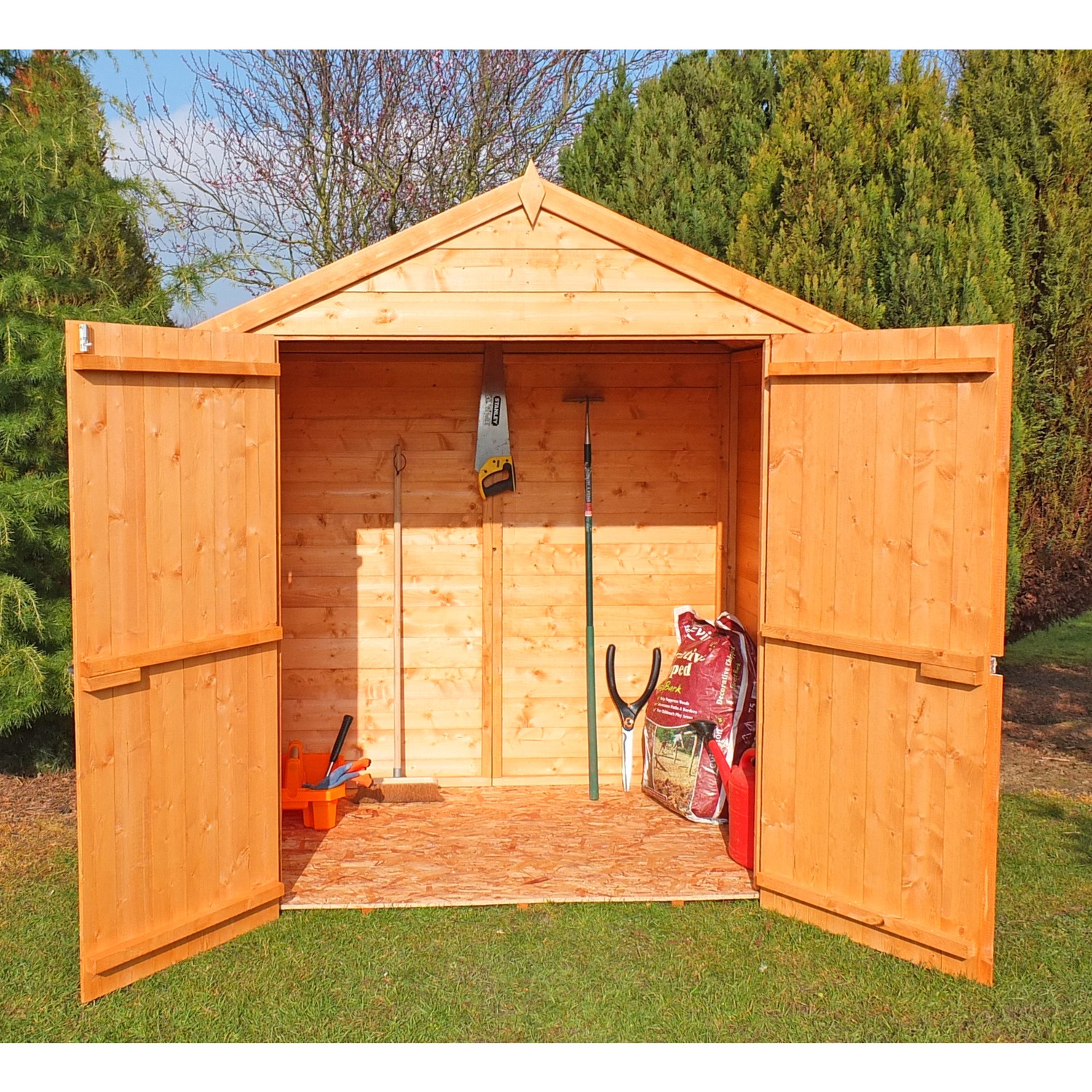 Shire Wooden Double Door Shed - Furniture123