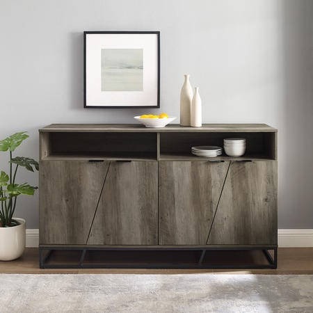 58 Angled Door Sideboard Grey Wash