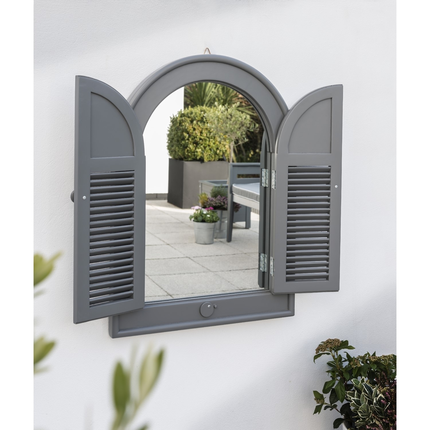 Grigio Outdoor Arch Mirror - Furniture123
