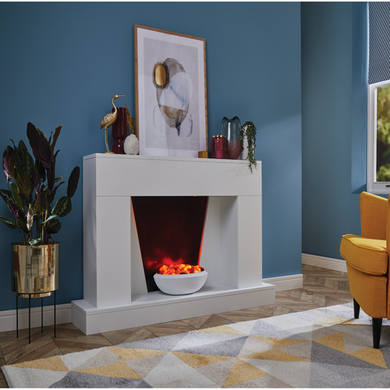 White Fireplaces - Furniture123