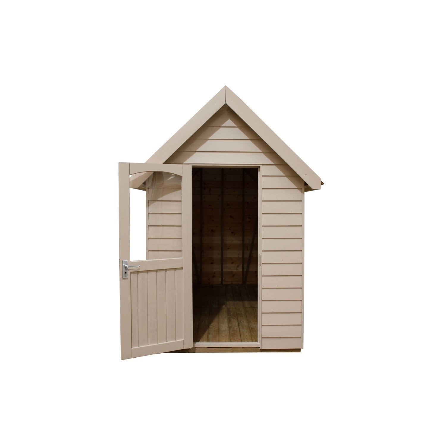 8 x 5ft Forest Retreat Cream Painted Shed - Furniture123