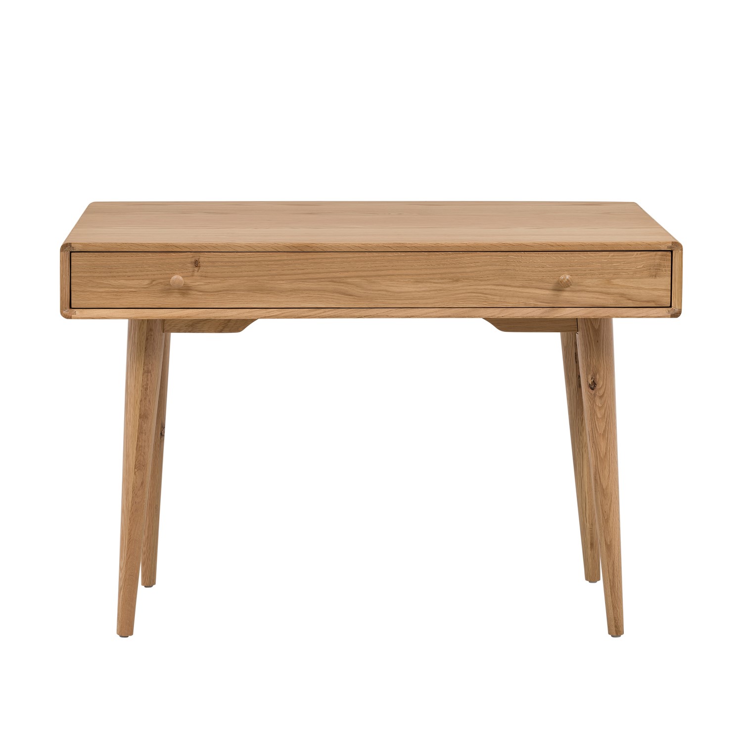 Solid Oak Console Table with 1 Drawer - Marny - Furniture123